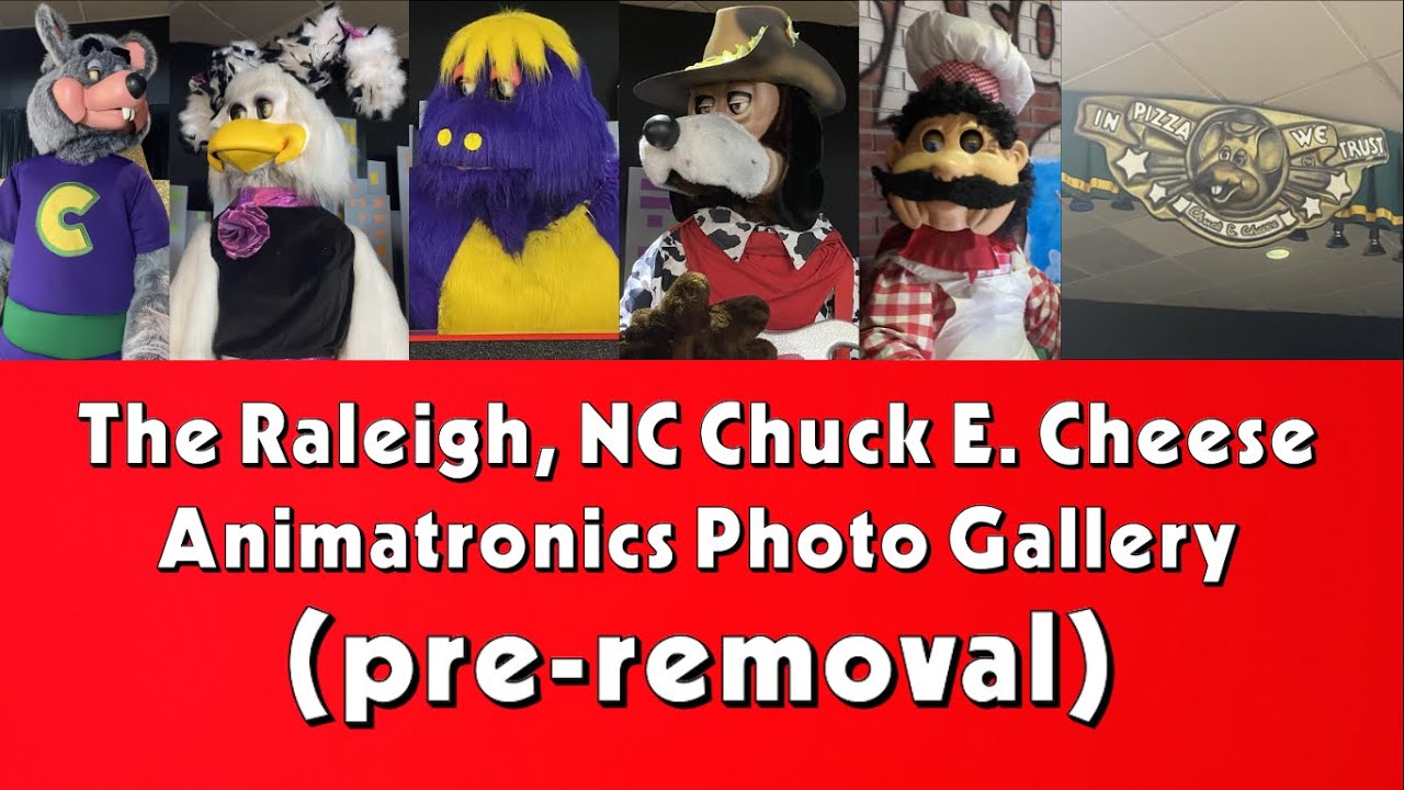 The Raleigh, NC CEC Animatronics Photo Gallery (pre-removal) - YouTube