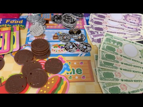 5 minutes Satisfying with Unboxing Hello Kitty Play Money 💴 Set | ASMR ...