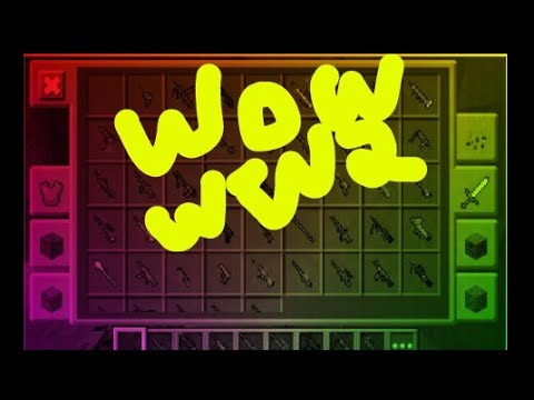 WW2 guns mod mcpe - YouTube