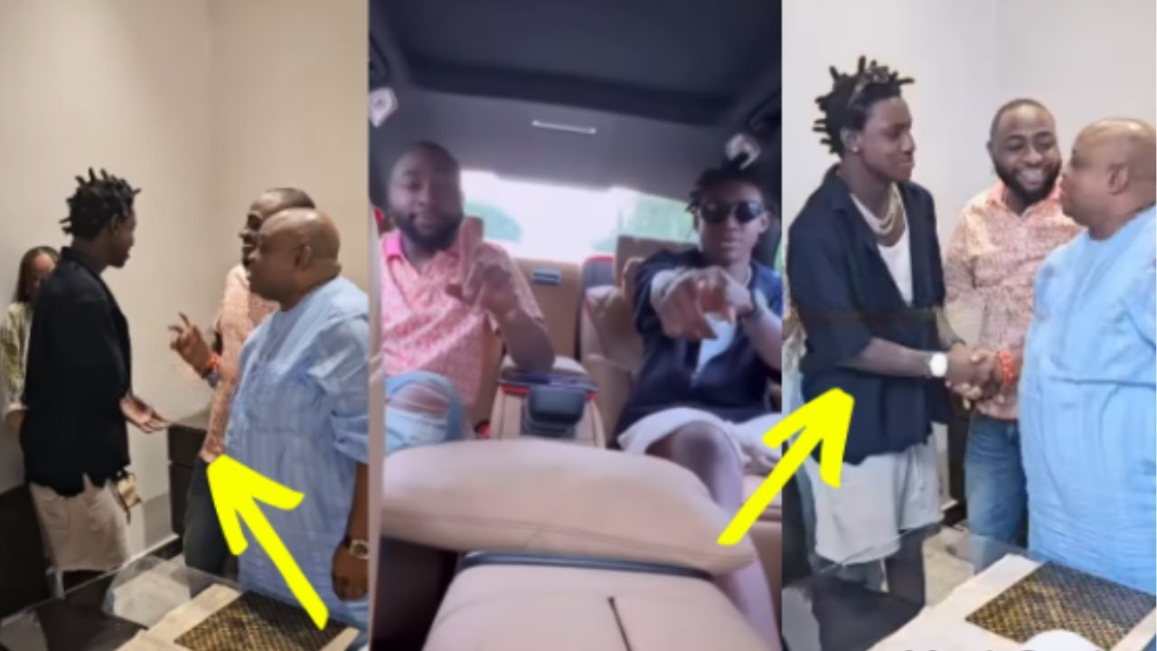 Davido INTRODUCED Shallipopi to his Uncle, Gov Adeleke and Other Family ...