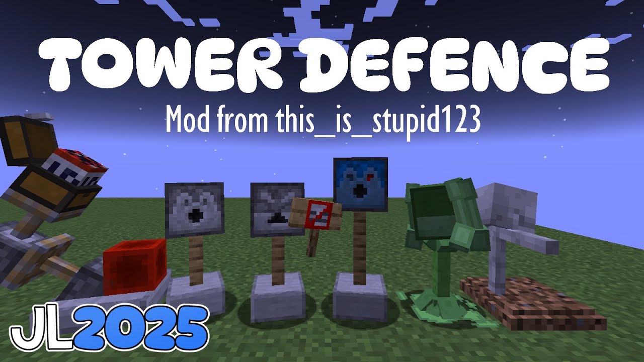 TOWER DEFENCE UNIT MOD SHOWCASE - Minecraft 1.19.2 - YouTube