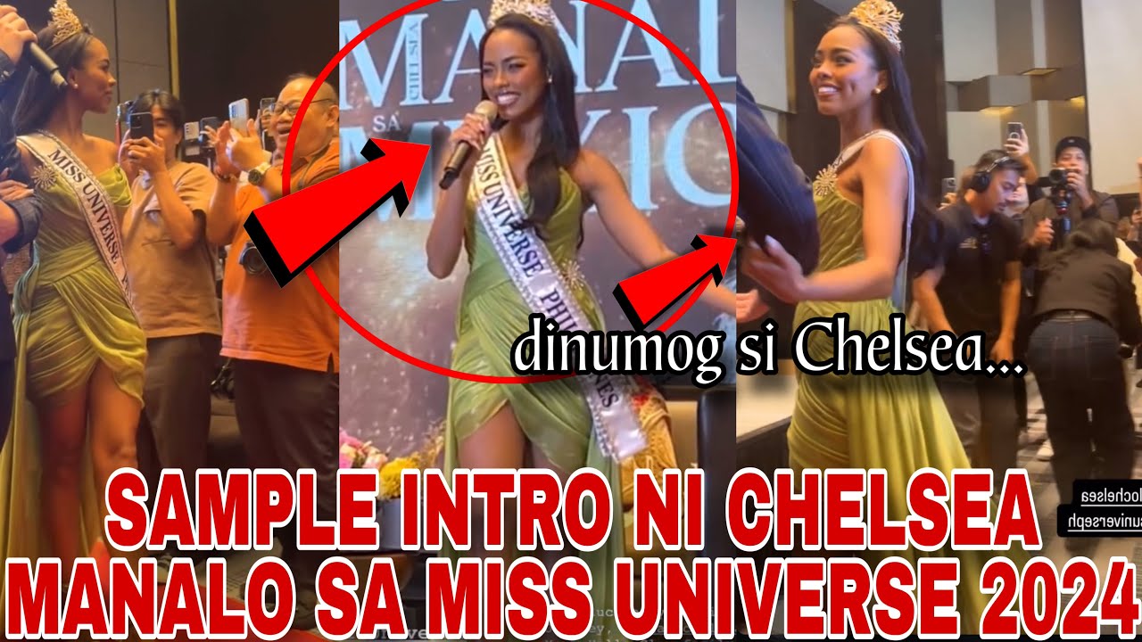 Dinumog si Chelsea Manalo Nag sample intro sa Miss Universe 2024 | Send ...