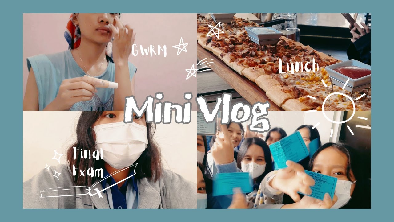 Last day of final exam as a senior high school student | Mini Vlog ...