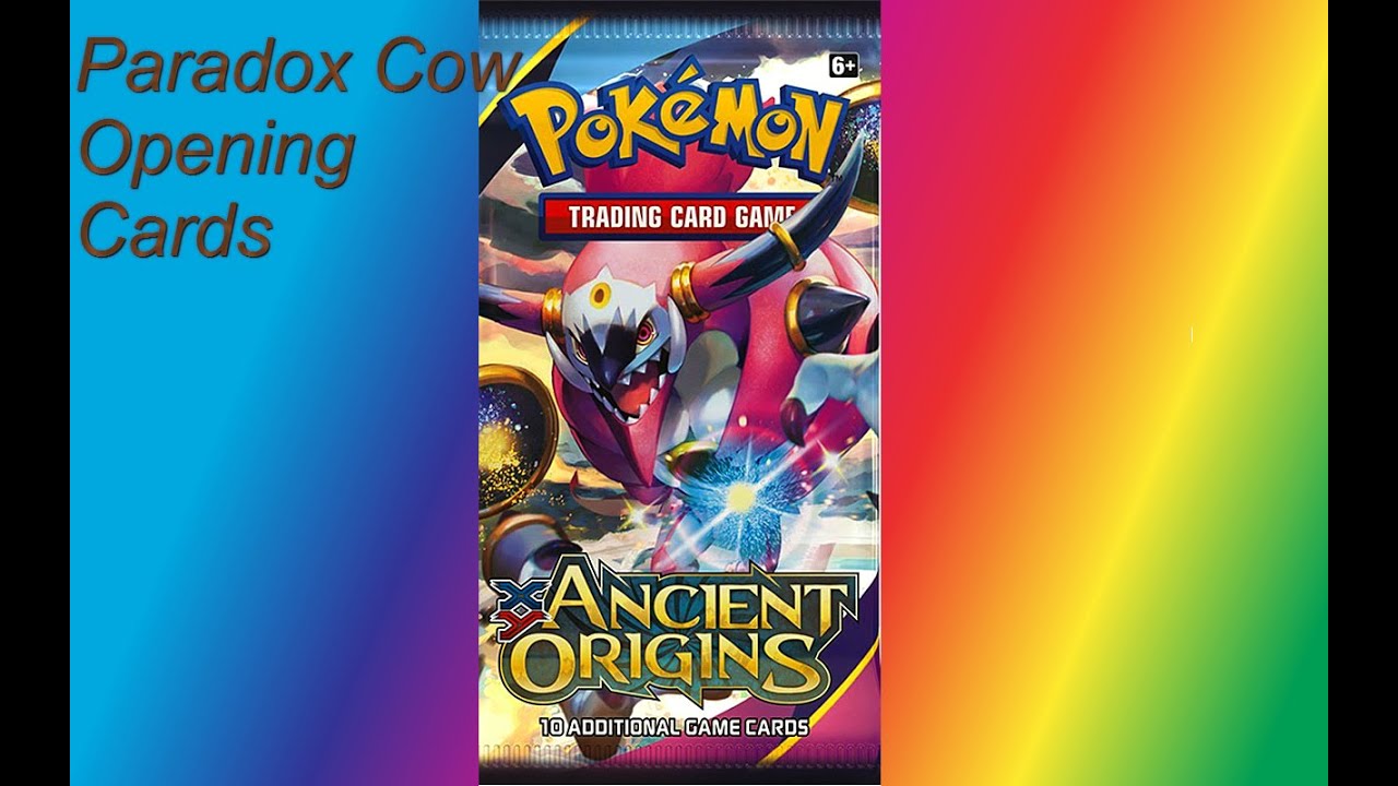 Pokemon ancient origins pack opening - YouTube