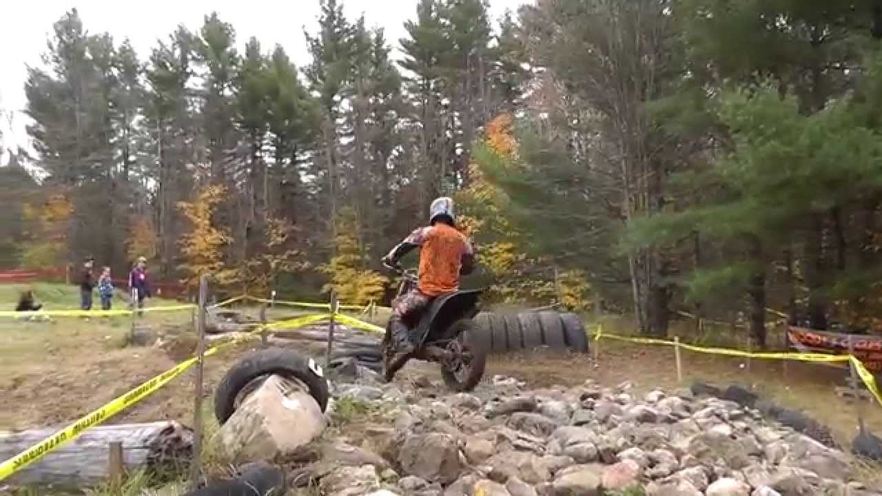 Dirt bike action from the Colin Snider Hare Scramble at Woody's Cycle ...