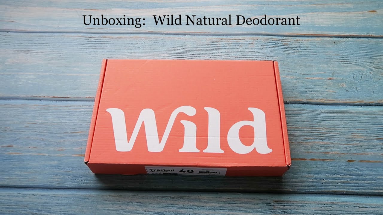 Unboxing: Wild Natural Deodorant - Vickiie's Adventure - YouTube