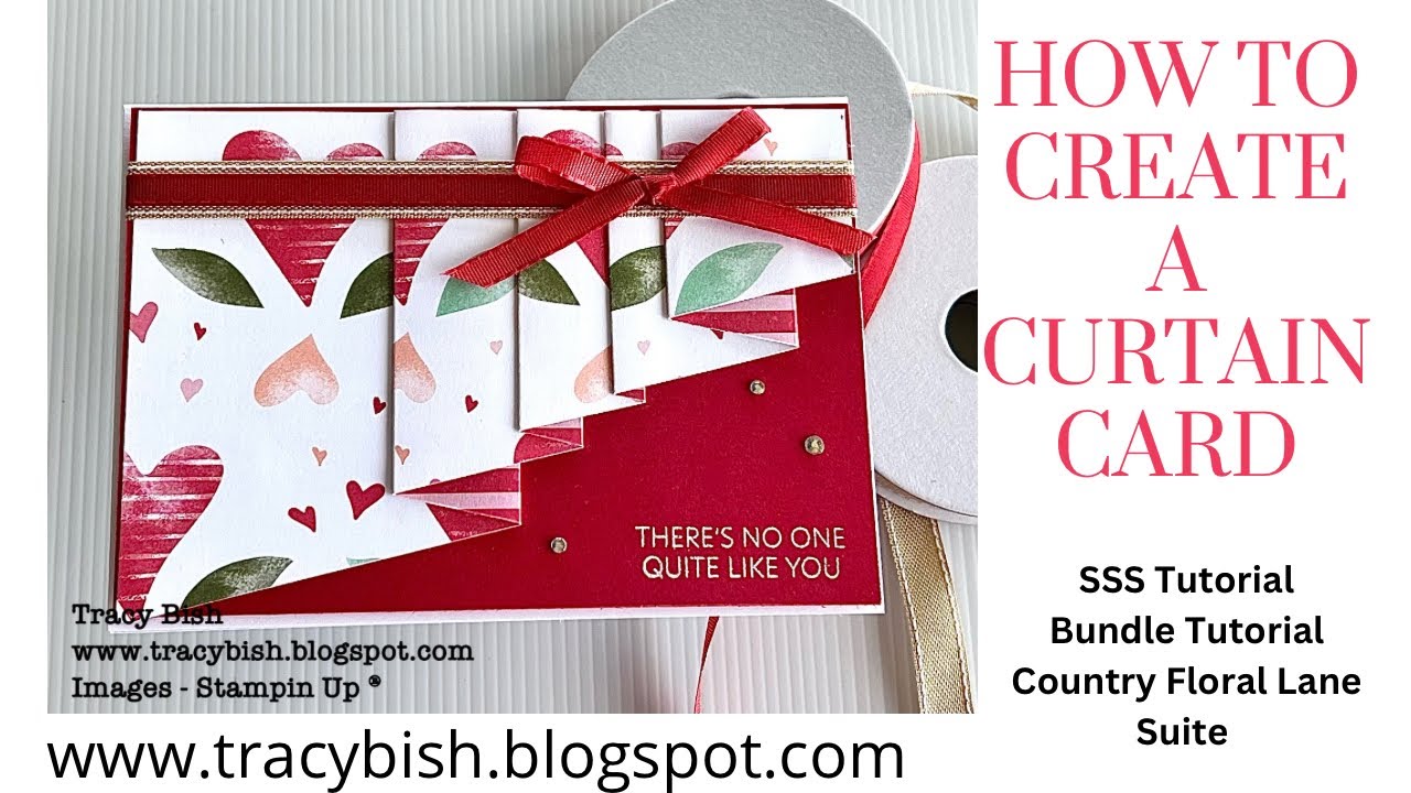 Creating a Curtain Card using the Country Floral Suite! - YouTube