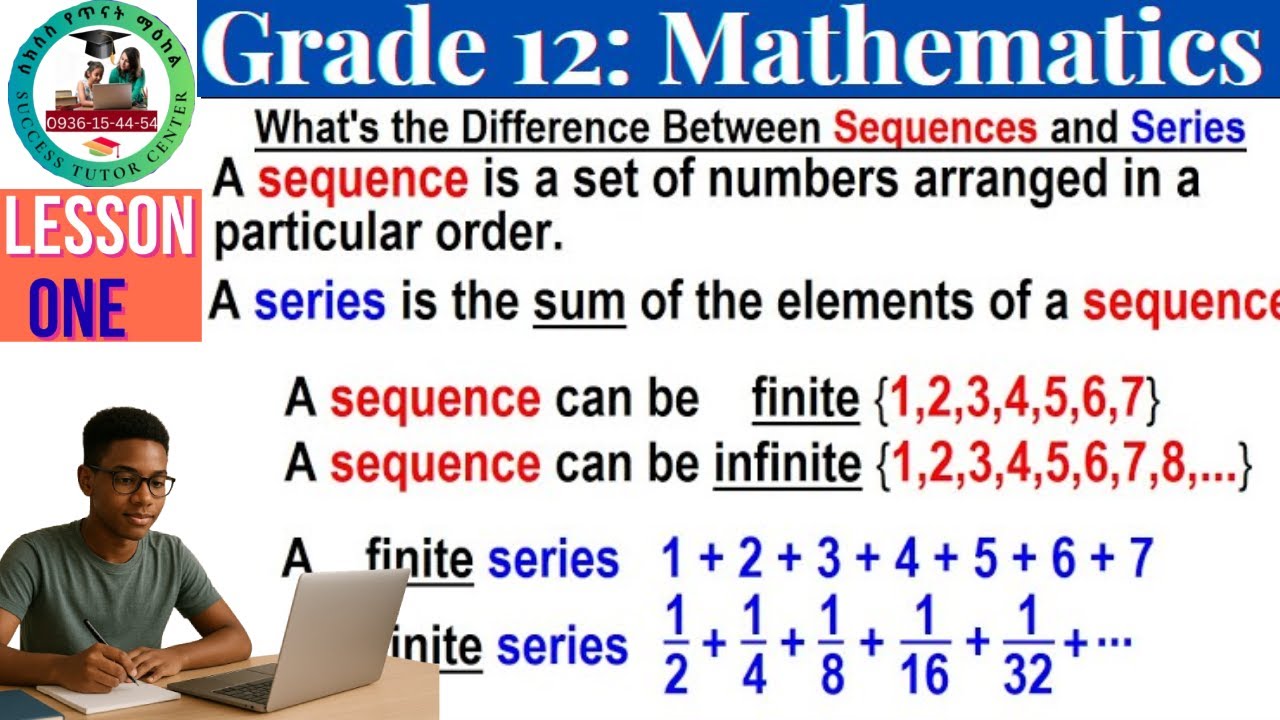 Grade 12 Lesson one: Introduction to Sequence #sequence - YouTube