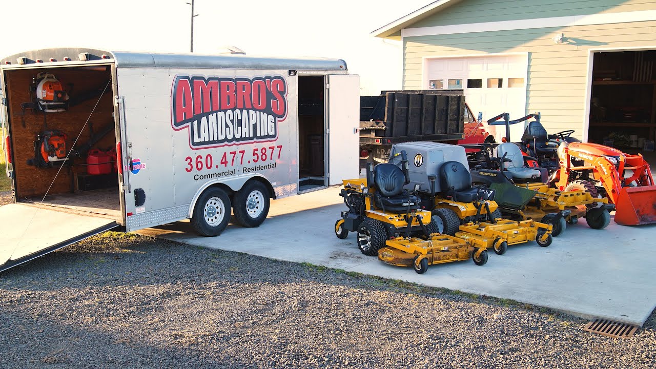 Ultimate Lawn Care Trailer Set Up YouTube Ultimate Lawn Care Trailer Set Up YouTube
