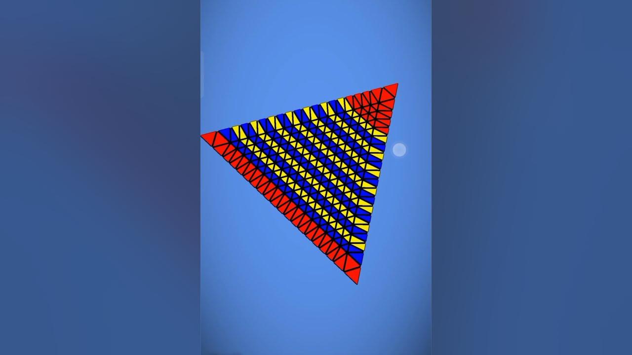 How to make pyraminx in pyraminx in pyraminx on 20*20 Rubik's Cube #pattern #@CubekaDevta - YouTube