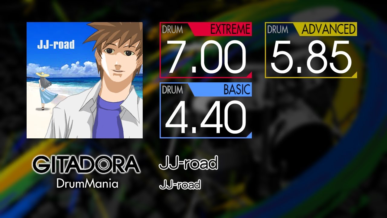 【GITADORA】 JJ-road (EXTREME ~ BASIC) Drum - YouTube