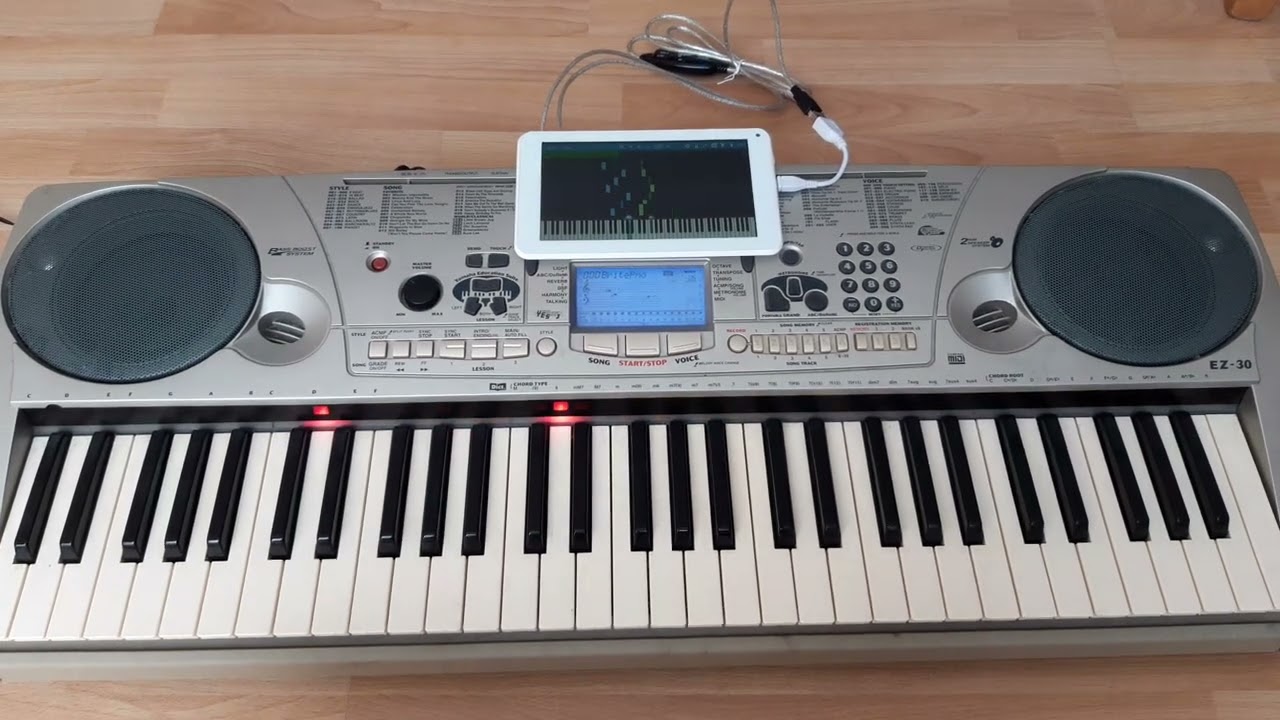 Yamaha EZ-30 MIDI - YouTube