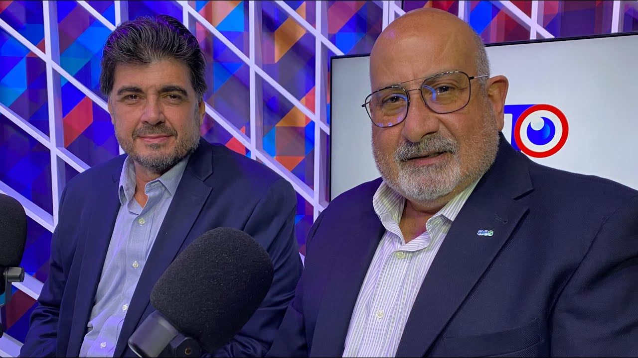 🔴 Abraham Bichara, Pdte de AES El Salvador; y Daniel Bernárdez, Vpdte ...