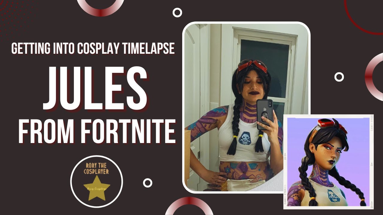 COSPLAY TIMELAPSE: TRANSFORMING INTO JULES FROM FORTNITE - YouTube