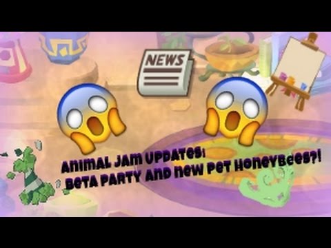 Animal Jam Updates: Pet Honeybees + Beta Party! - YouTube