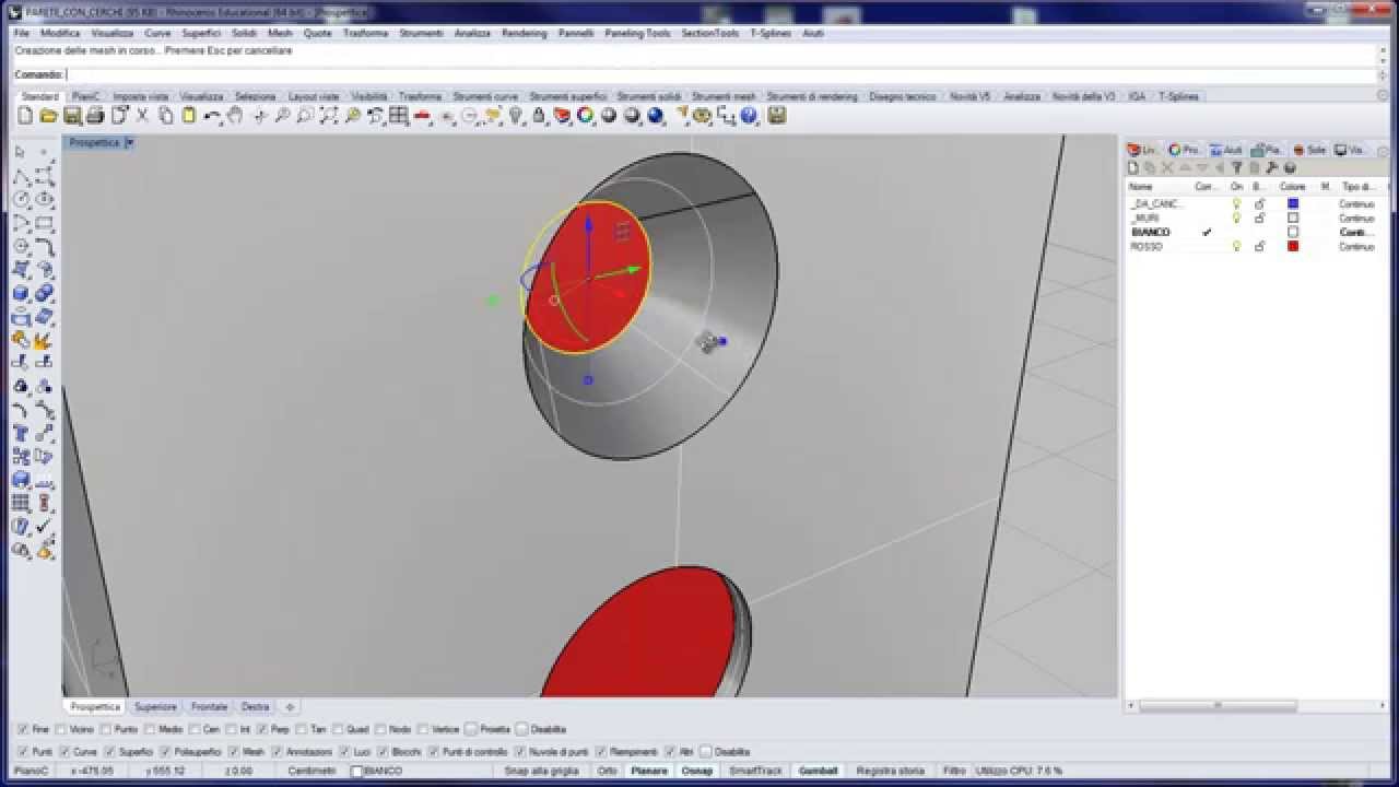TUTORIAL RHINOCEROS GUMBALL - YouTube