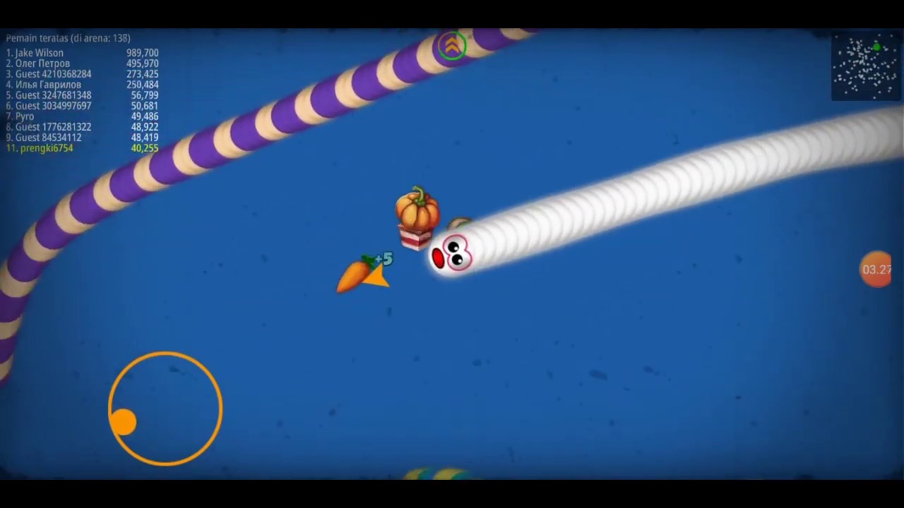 Wormszone.Io|| ULAR alaska marahhhhh!!!! - YouTube