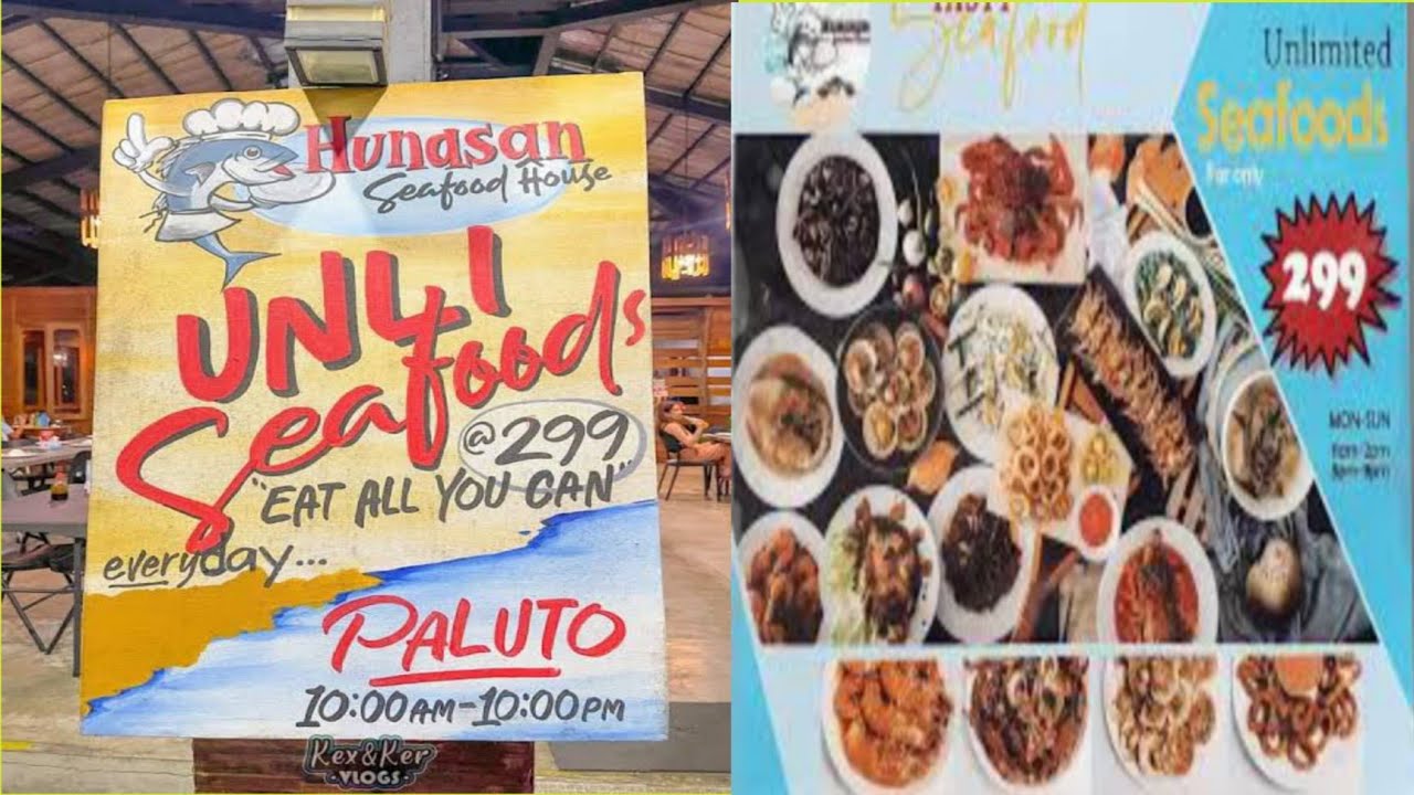 SA HALAGANG 299 PESOS UNLI SEAFOOD'S KANA/HUNASAN SEAFOOD HOUSE ...