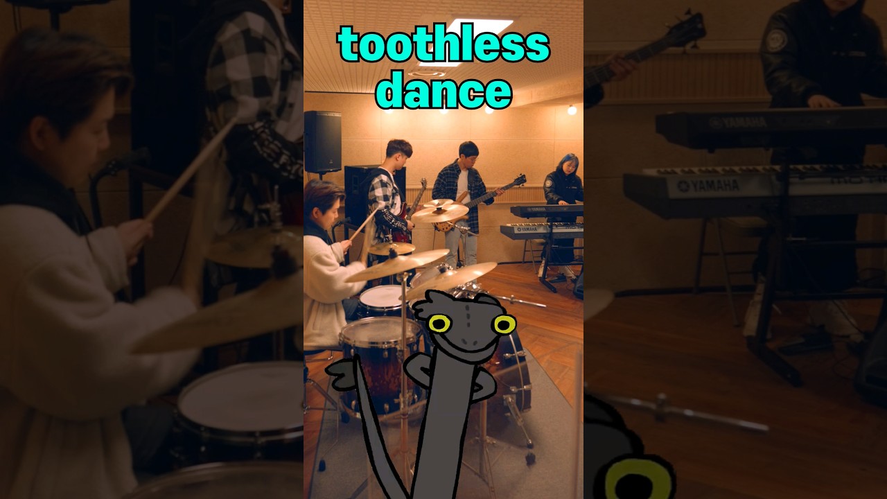 toothless dance meme (BAND) 투슬리스 댄스 밈 밴드버전 #toothless #투슬리스 - YouTube