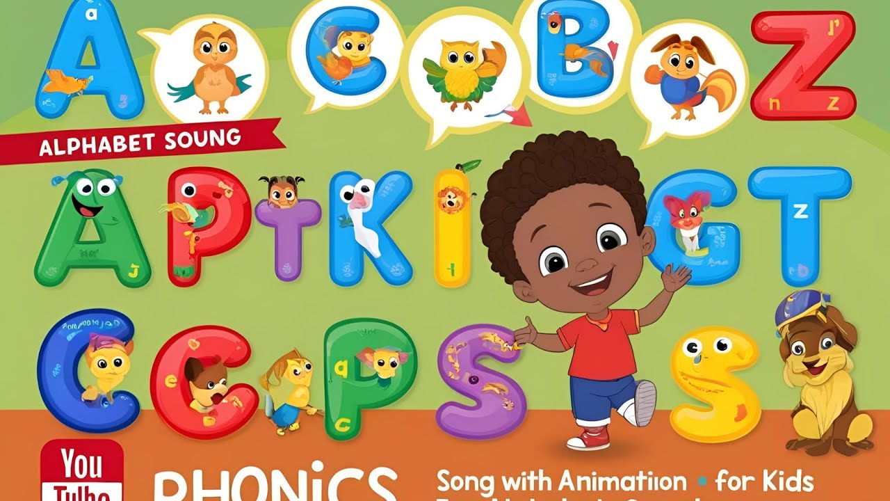 A to Z Phonics Song with Animation ABC Learning for Kids Fun Alphabet ...