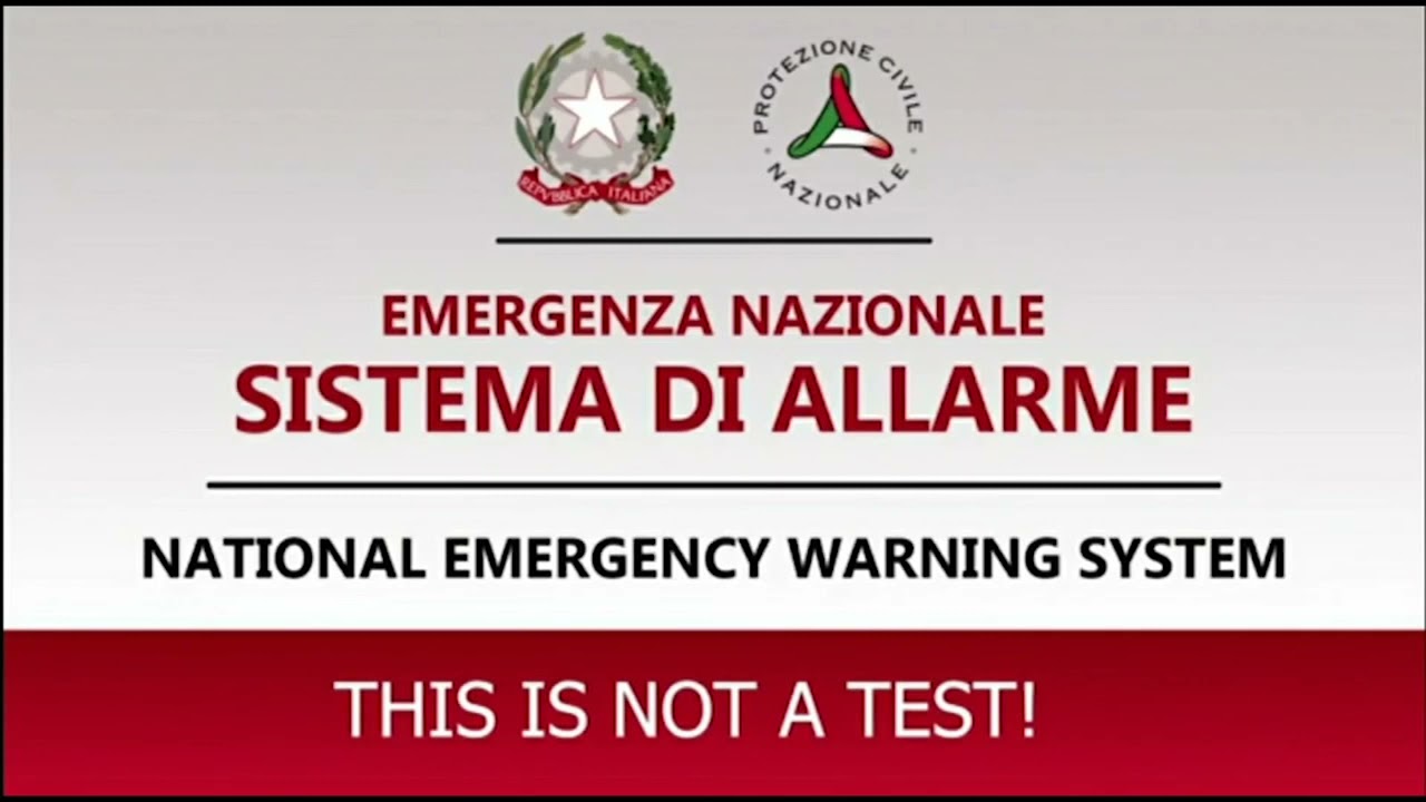 Italian Emergency Alert System (REMIX) - YouTube