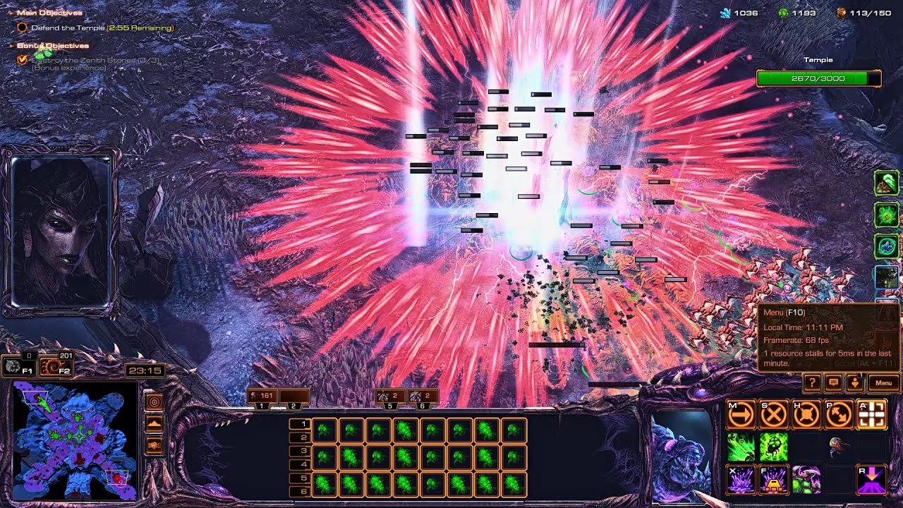 SC2 Co-Op Temple of the Past "Temple of Pain" Zagara GamePlay [Prestige ...