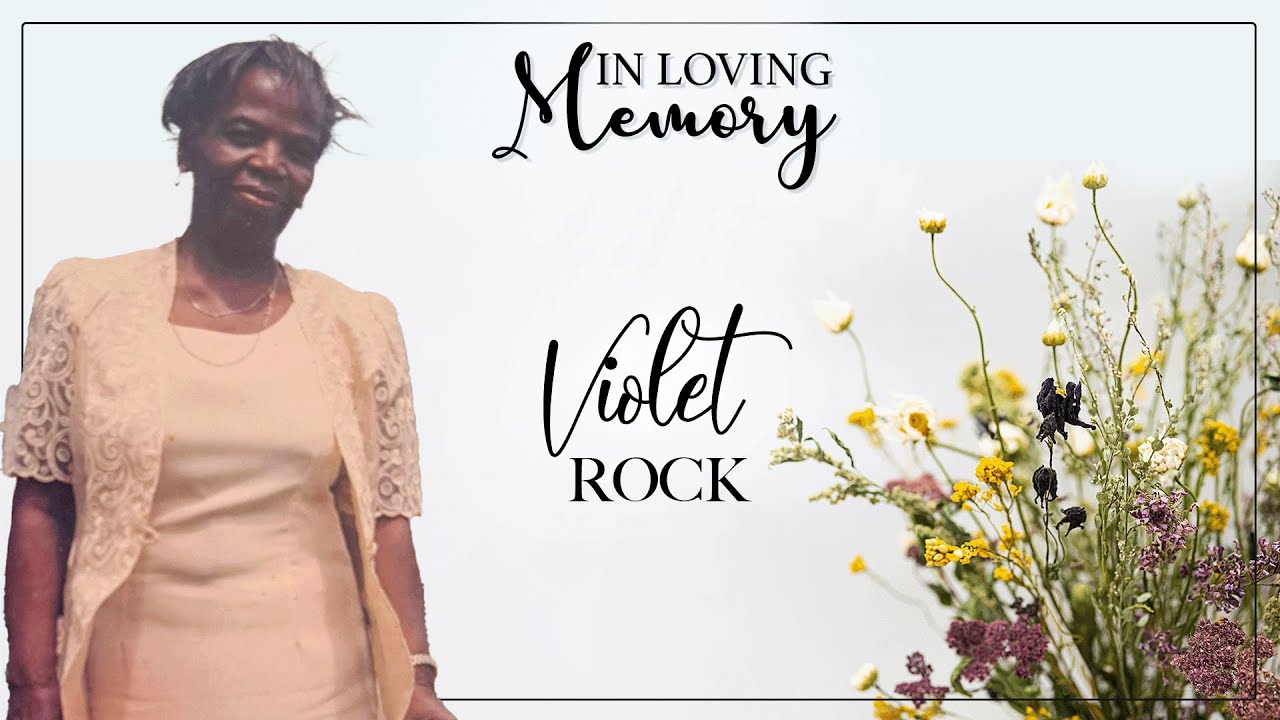 Celebrating the Life of Violet Rock - YouTube