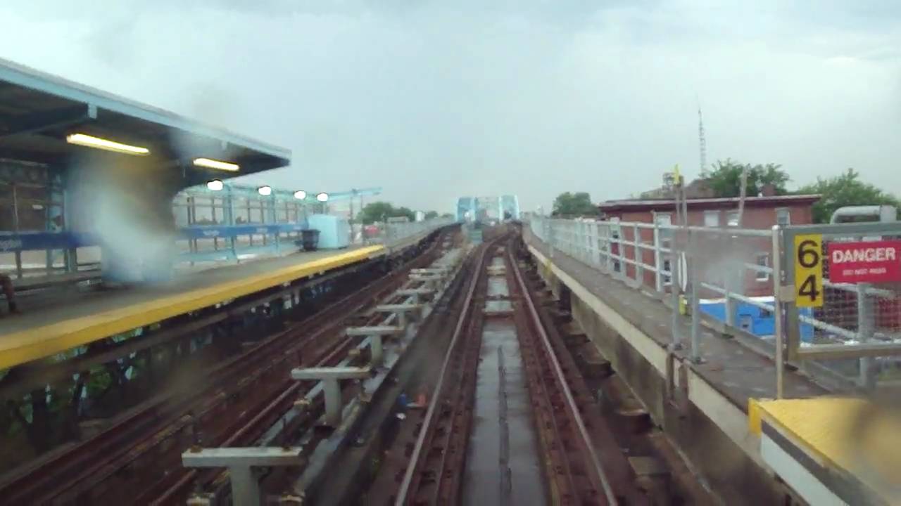 Riding the Elevated Subway in Philadelphia - YouTube