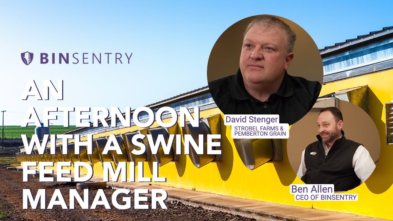 An afternoon with a swine Feed Mill Manager | Strobel Farms & Pemberton Grain - YouTube