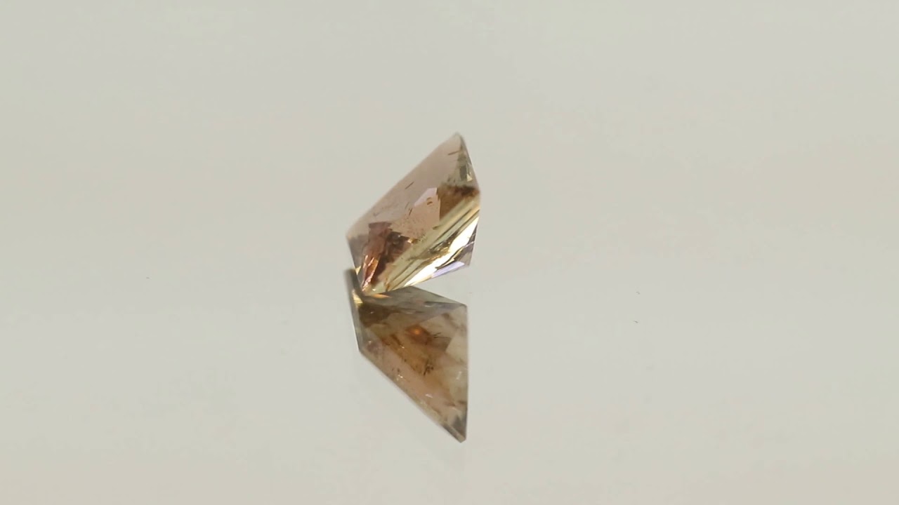 ANDALUSITE RED PRINCESS CUT 1 09 CARAT ANN00056 - YouTube