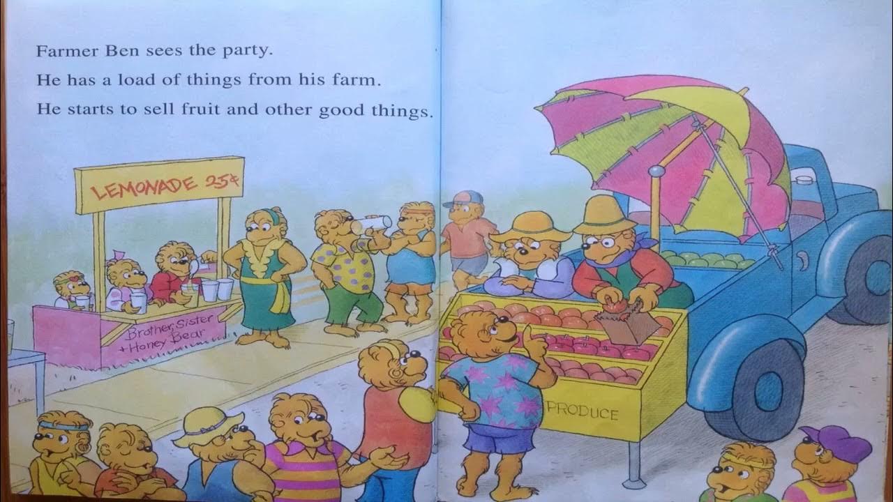 The Berenstain Bears, Lemonade Stand by Mike Berenstain, read aloud kid ...