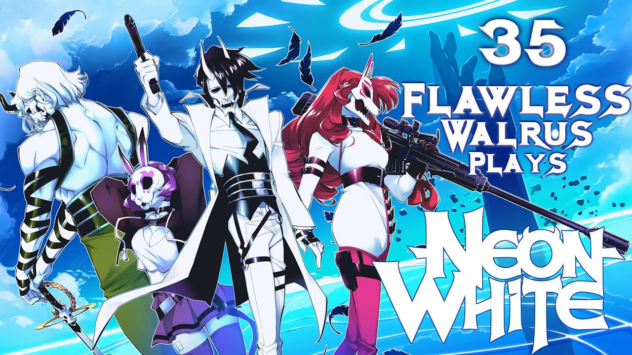 Flawless Walrus plays Neon White - 35 - Mean Green Flying Machine - YouTube