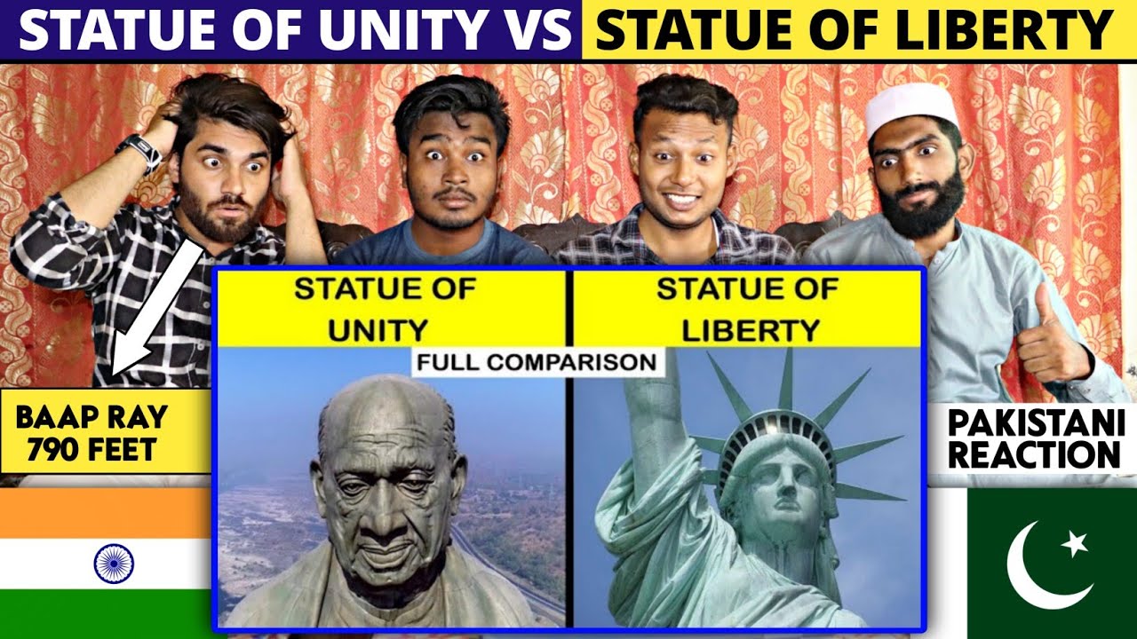 Statue of unity vs Statue of liberty Full Comparison - Pakistani ...
