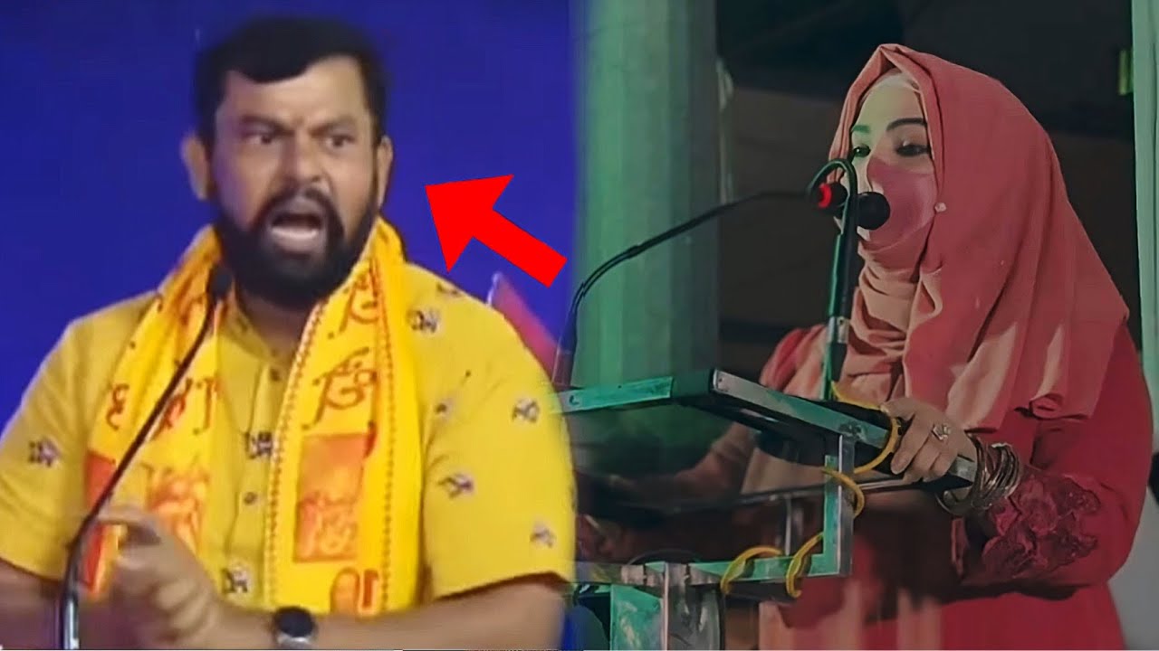 AIMIM Syeda Falak| Speech On BJP MLA Raja SIngh| - YouTube