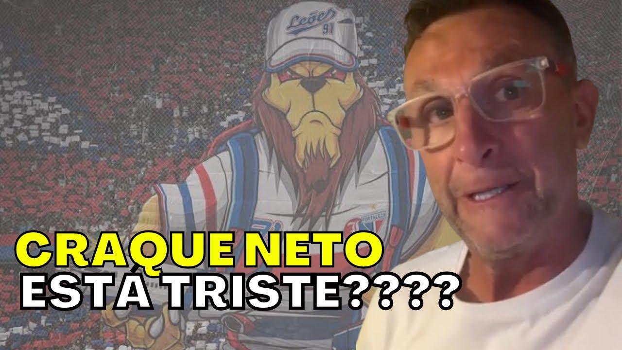 CRAQUE ESTÁ TRISTE? NETO ADMITE: ESTOU MEIO TRISTE… - YouTube