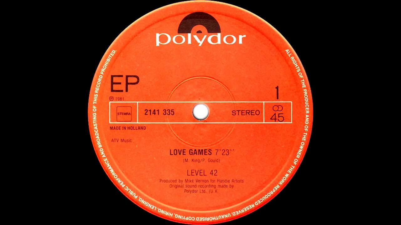 Level 42 - Love Games (12'' Version) 1981 - YouTube