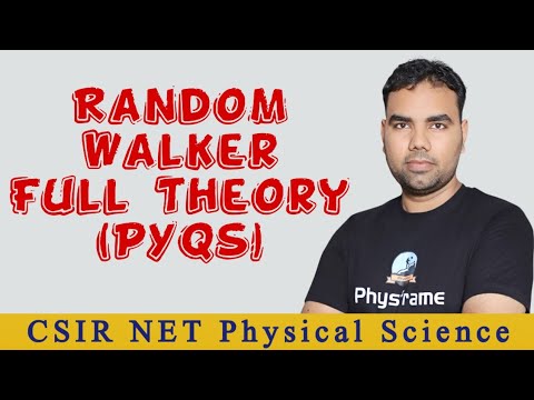 Random Walker | CSIR NET Physical Science| Statistical Physics|| - YouTube
