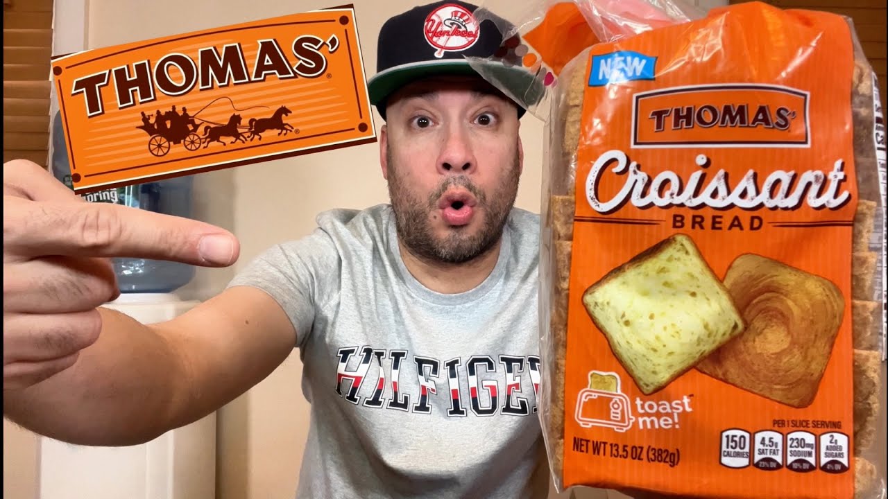 THOMAS® NEW CROISSANT BREAD REVIEW! - YouTube