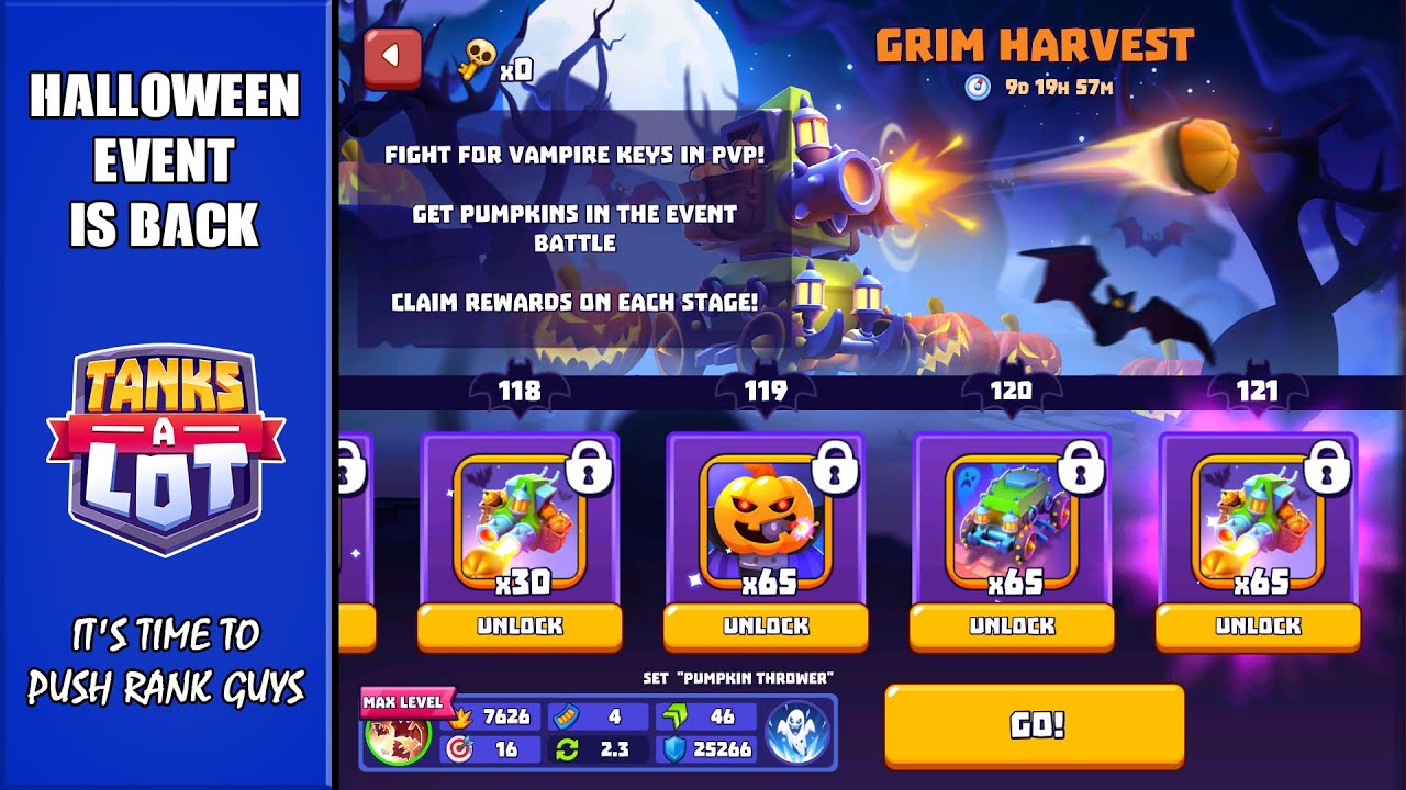 Halloween: Time to Push Rank Guys! || Tanks A Lot - YouTube
