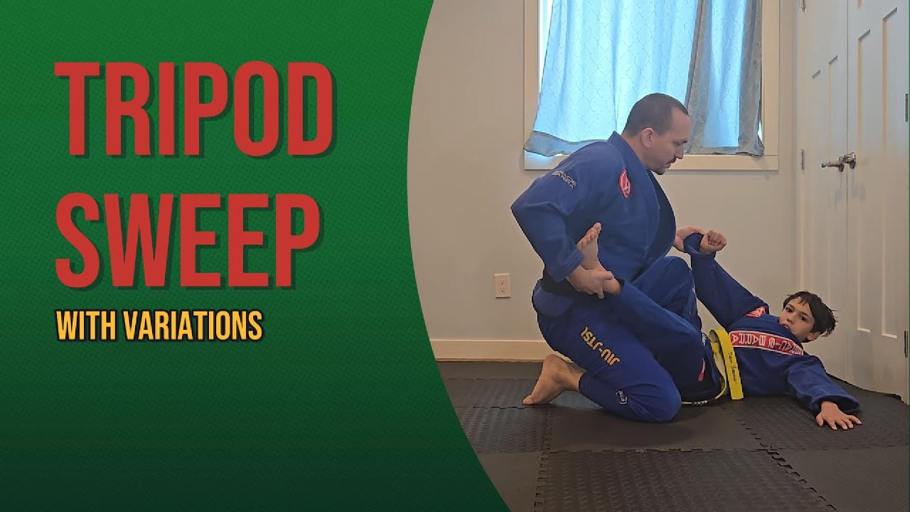 Master the Tripod Sweep and Adapt with This One-Leg Guard Sweep - YouTube