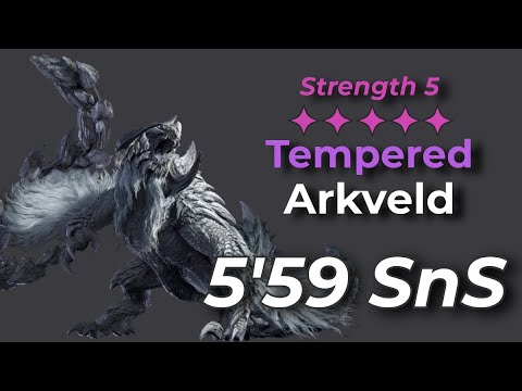 5 Star Tempered Arkveld 5'59 SnS【4K】- MH Wilds - YouTube
