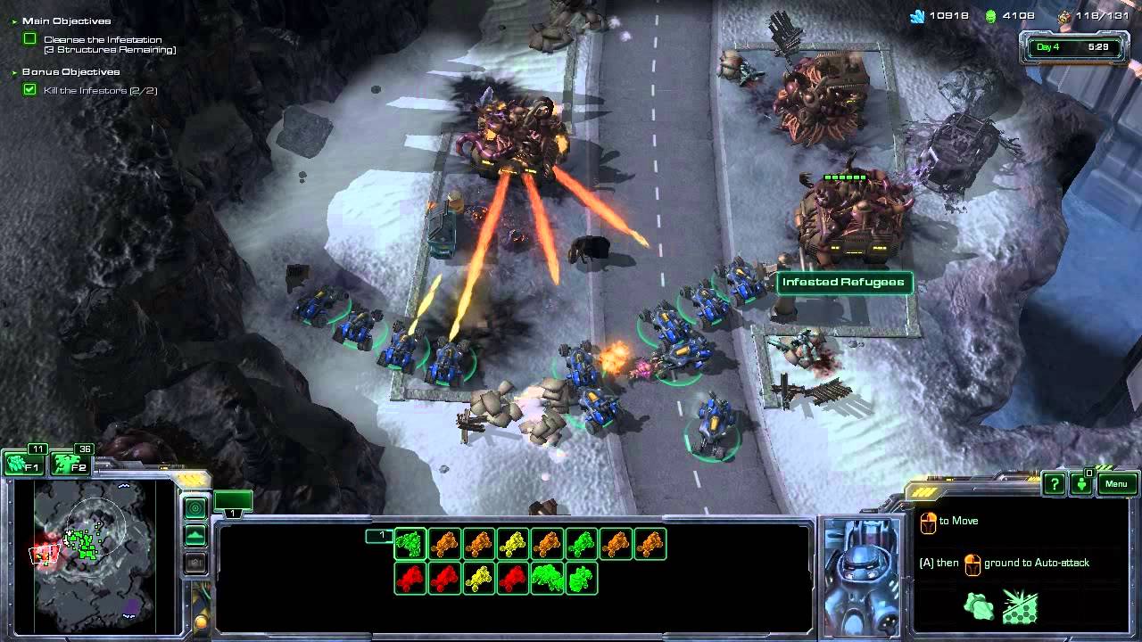 Starcraft 2 Let's Play 'Outbreak' Part 3 - YouTube