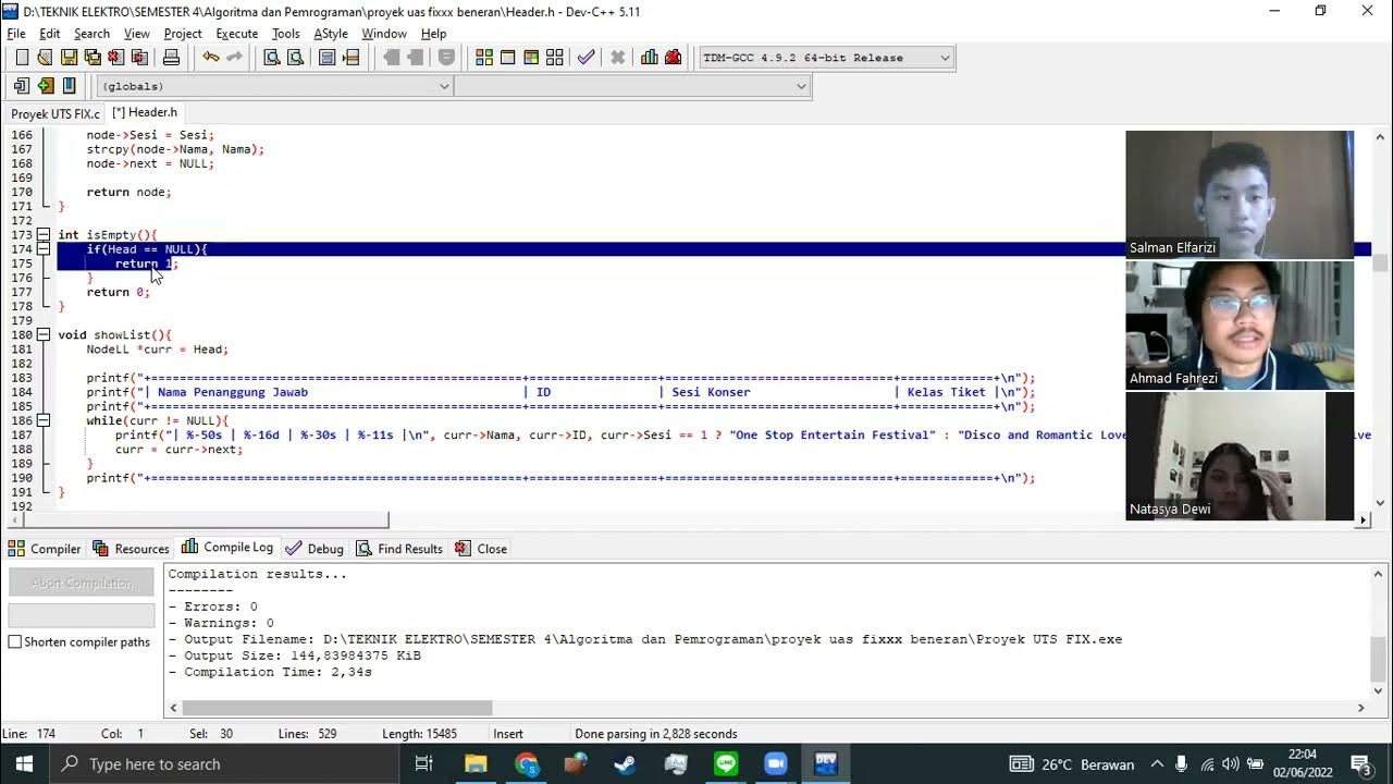 Presentasi Proyek Akhir - Algoritma dan Pemrograman 03 - YouTube
