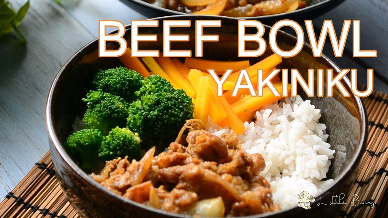 RESEP BEEF BOWL YAKINIKU ENAK DAN MUDAH - YouTube