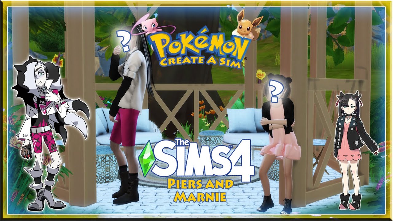 Piers and Marnie | Sims 4 Pokémon CAS Series 2 - YouTube
