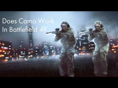 Battlefield 4 - Does Camo Work? - YouTube