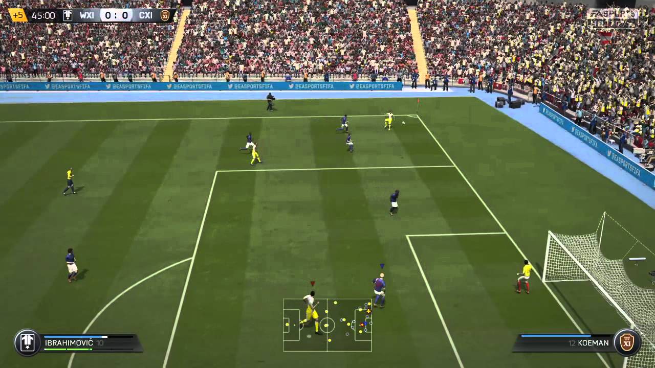 FIFA 15 legend XI vs world XI - YouTube