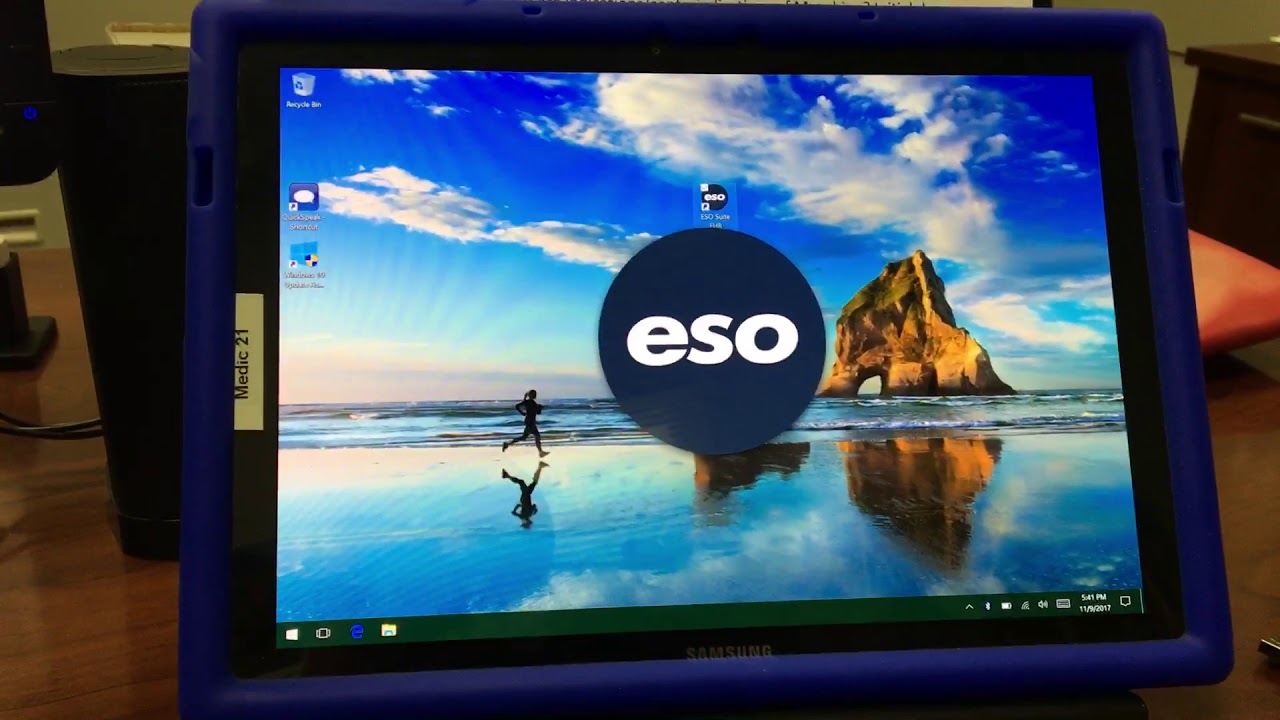 ESO and Tablet sign-in - YouTube