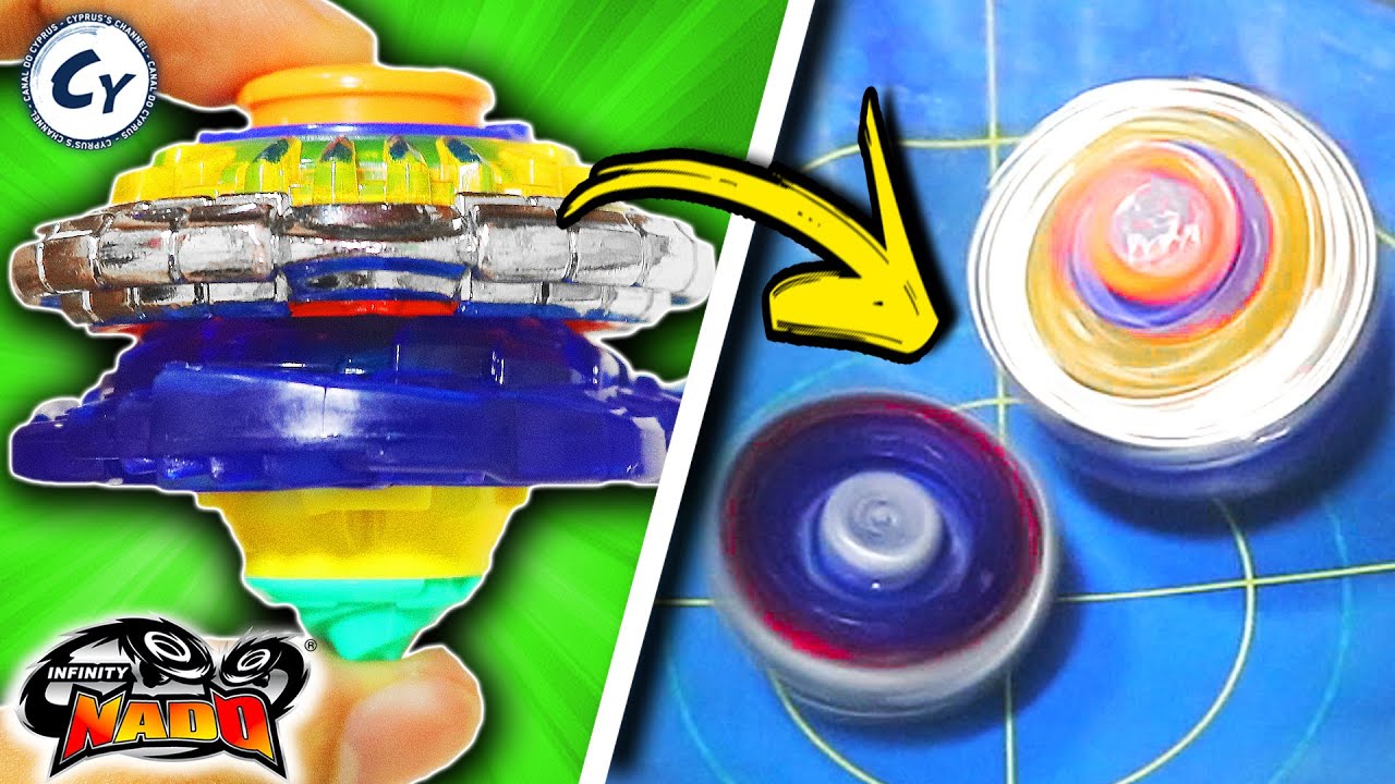Beyblade vs INFINITY NADO DE 2 ANDARES?! Candide VS Hasbro & TT - YouTube