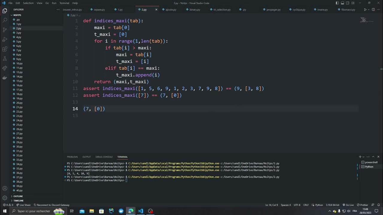 SUJET N°2 TP NSI 2023 - YouTube